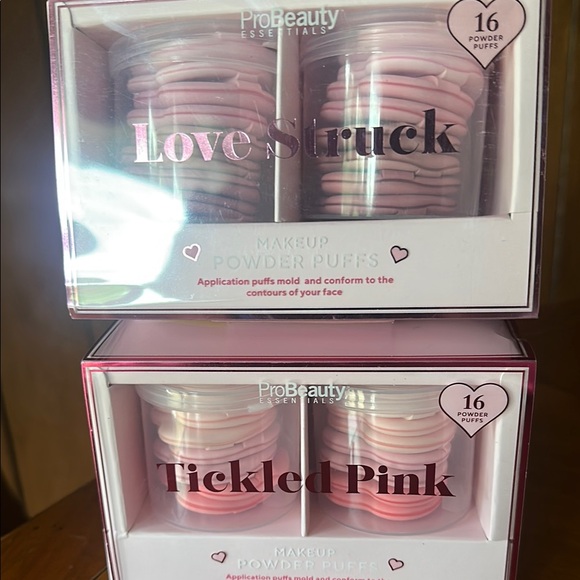 pro beauty essentials | Party Supplies | Set Of 2 Pink Makeup Powder ...